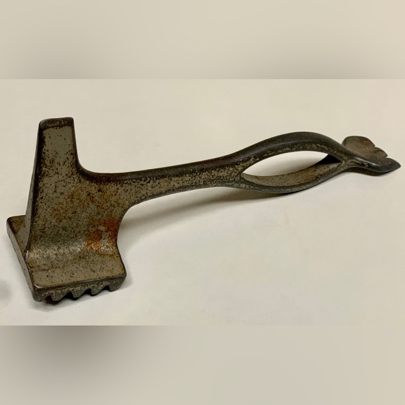 Kitchen | Vintage Solid Cast Iron Triple Purpose Hatchet Meat ...
